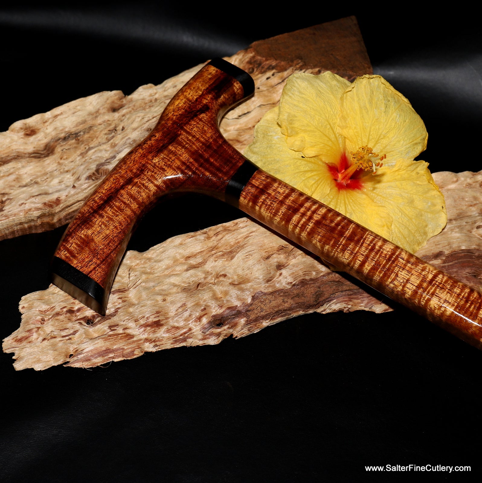 Custom Order: Handcrafted Koa Canes | Salter Fine Cutlery